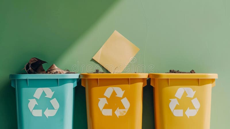 A Visual Representation of the 3 Rs Reduce Reuse Recycle with a ...