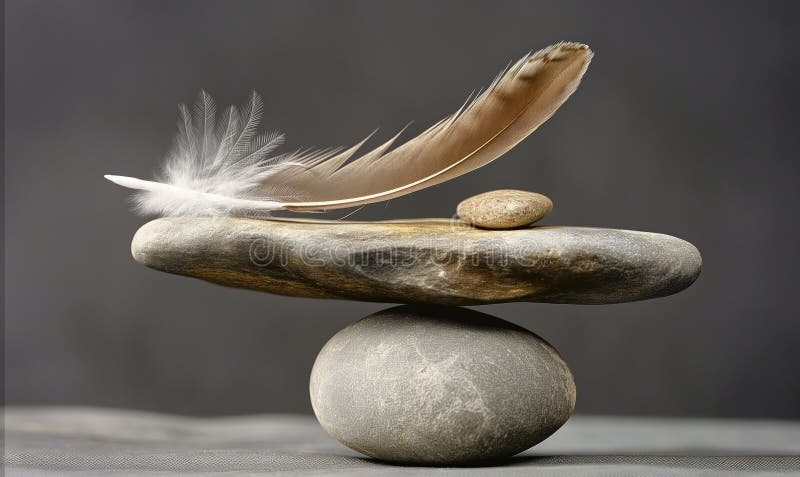 A Visual Representation of a Scale with a Feather on One Side and the ...