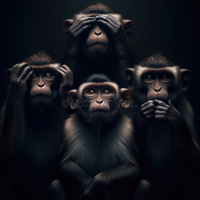 Visualisation of the Expression "See No Evil, Hear No Evil, Speak No ...