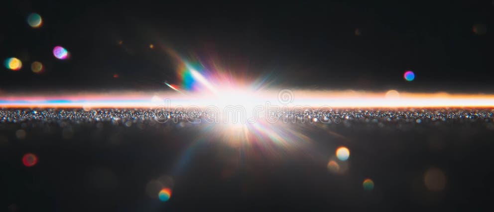 Overlay Texture of Settled Dust with Subtle Light Flares on a Black ...