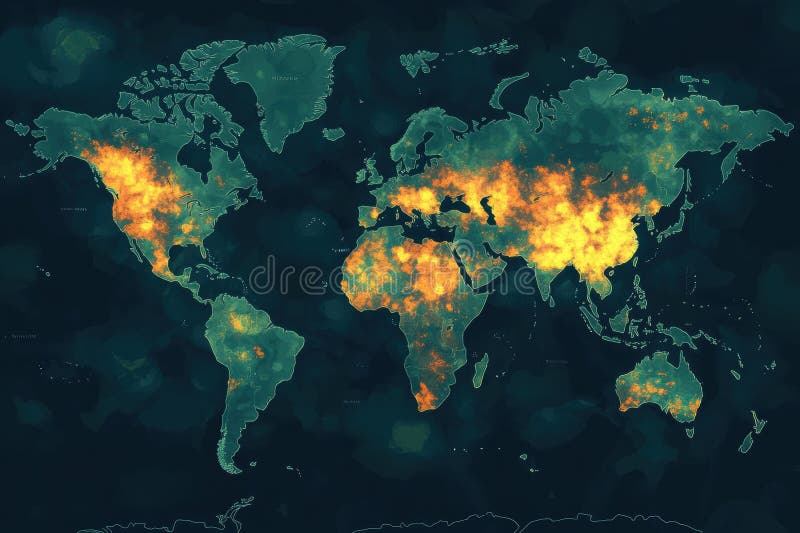 Global Map Highlighting Zones of Viral Spread and Outbreak Risk Across ...
