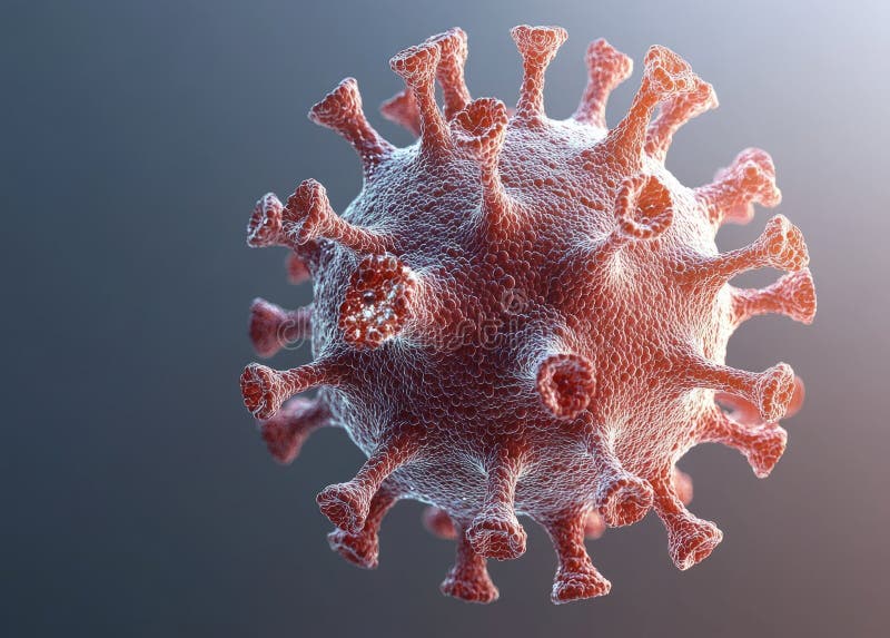 This Visual Representation Showcases the Intricate Details of a Virus ...