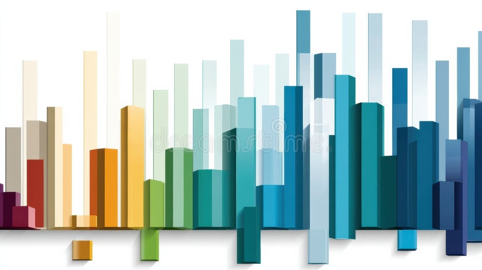 Timeline Graphic Transitions into Bar Chart Highlighting Conceptual ...