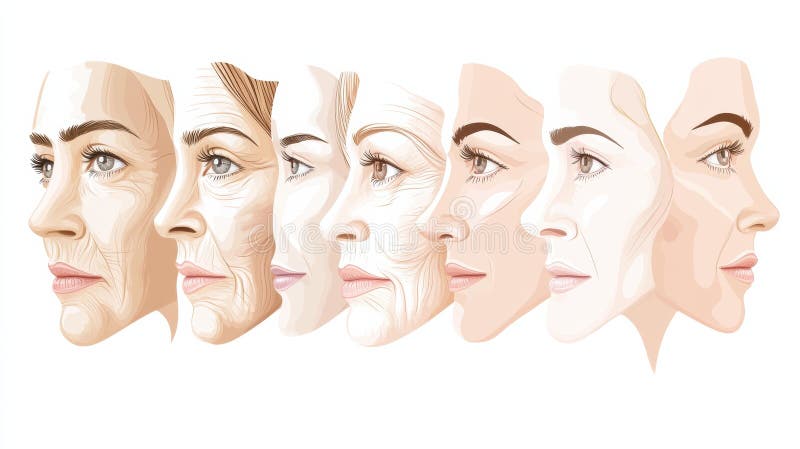 Visual Representation of Skin Aging and the Impact of Botox on Wrinkles ...