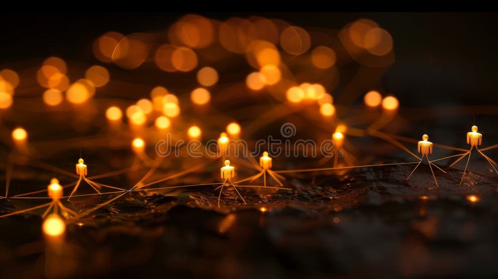 Visual Representation of Social Networks Connecting People through ...