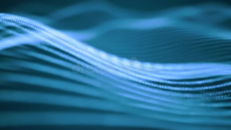 Visual Representation of Sound Waves during a Calm Evening at a Seaside ...