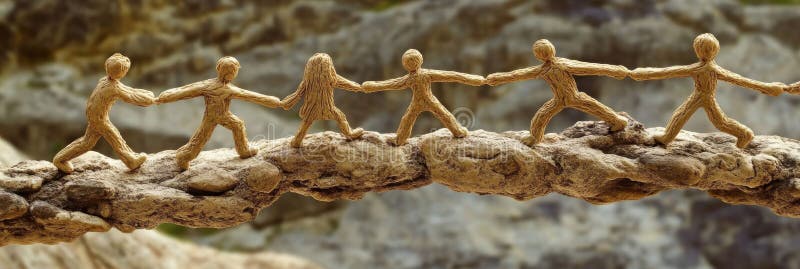 Visual Representation of Strong Relationships Showcasing Teamwork and ...