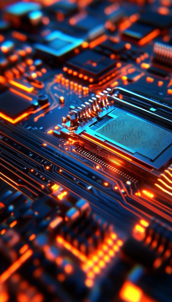 Visual Representation of Technology Featuring Circuit Board, Cpu ...