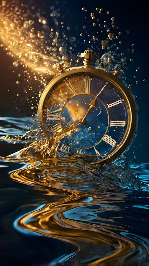 A Visual Representation of Time As a Flowing River of Glowing Particles ...