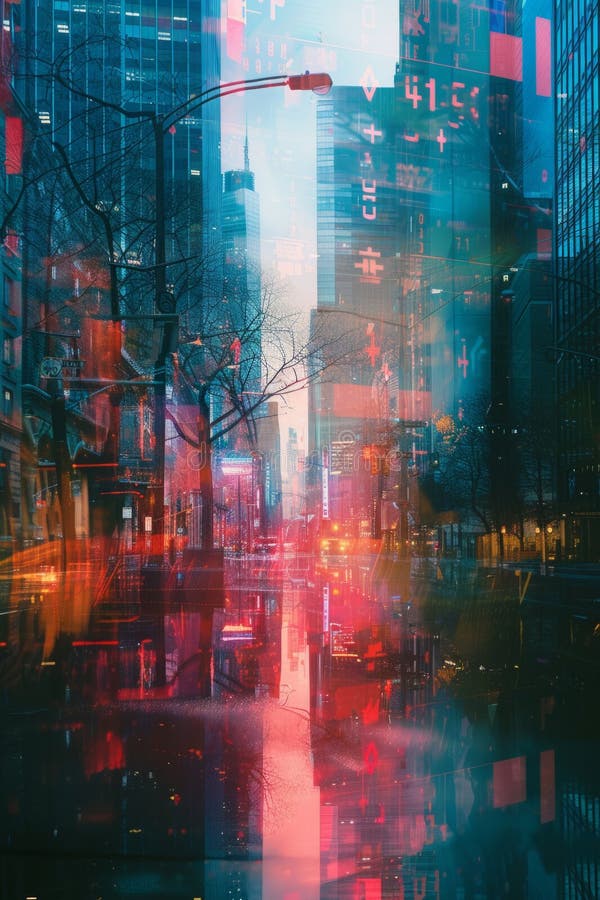 Visual Representation of Urban Development and Financial Progress ...