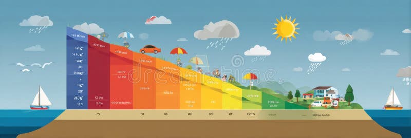 UV Index Scale Explanation Infographic for Outdoor Activities and Sun ...