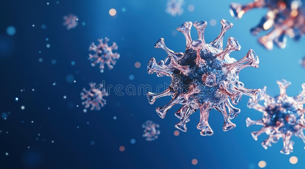 Visual Representation of Viral Structures in a Detailed and Colorful ...