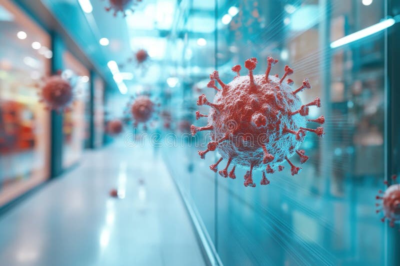 Visual Representation of a Virus in a Modern Indoor Environment ...