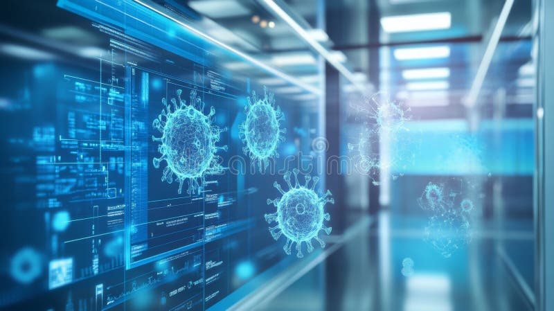 Visual Representation of Virus Structures and Digital Interfaces in a ...