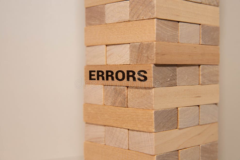 This is a Visual Representation of the Word ERROR Using Creatively ...