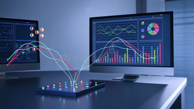Visual Representations of Data Analytics Depicted by S of Data Points ...