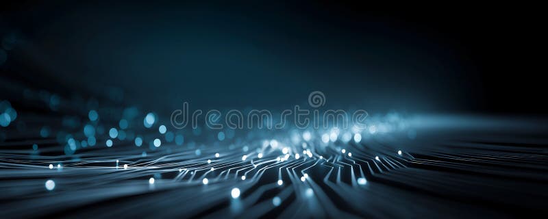 Fiber Optic Data Transmission Visual Stock Illustration - Illustration ...