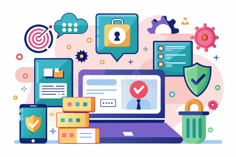 This Visual Represents Current Secure Data Entry Practices in a Digital ...