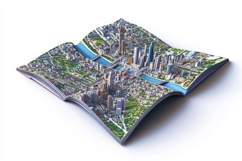 Explore the Vibrant Cityscape in a Creatively Designed Book Format ...