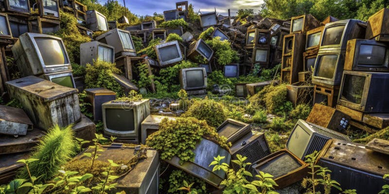 A Visual Requiem for Obsolete Technology a Junkyard of Discarded ...