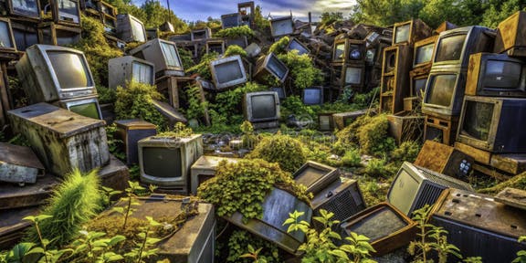 A Visual Requiem for Obsolete Technology a Junkyard of Discarded ...