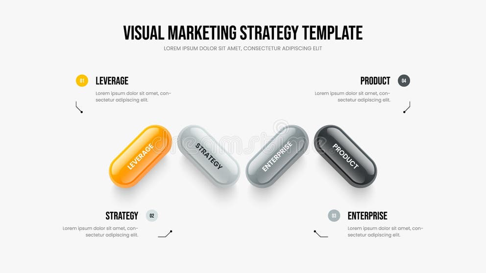 Project Forecast 4 Element Infographic Slideshow Design Stock Vector ...