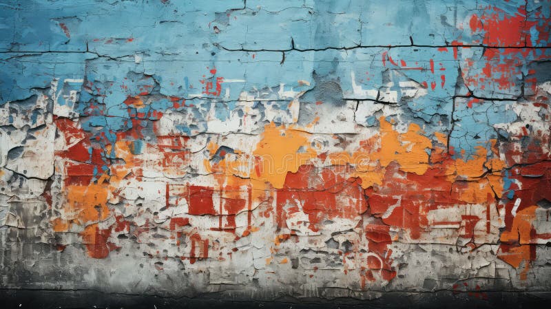 Visual rough wall texture stock photo. Image of detail - 372178424