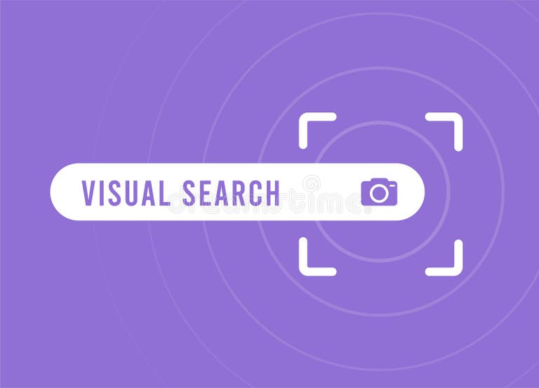 Visual Search Engine Tool Concept. Search by Image As Well As by Text ...