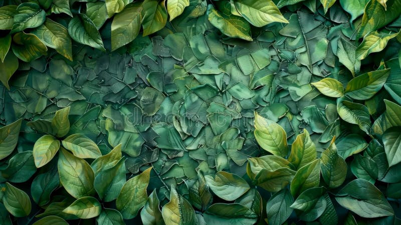 Textured Greenery Background with Vibrant Leaves and Intricate Patterns ...
