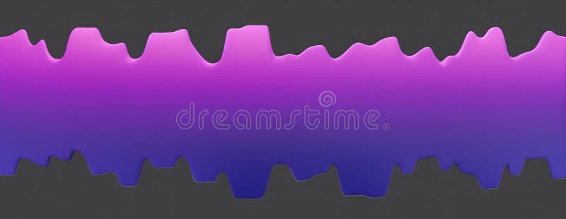 Abstract Purple Gradient Background with Wavy Edges Stock Illustration ...