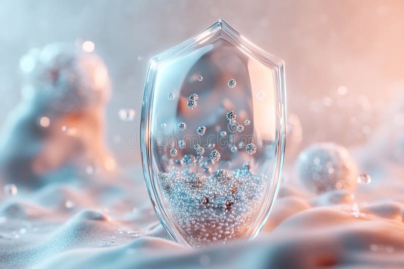 Visual Showcases a Transparent Shield Effectively Blocking Virus ...