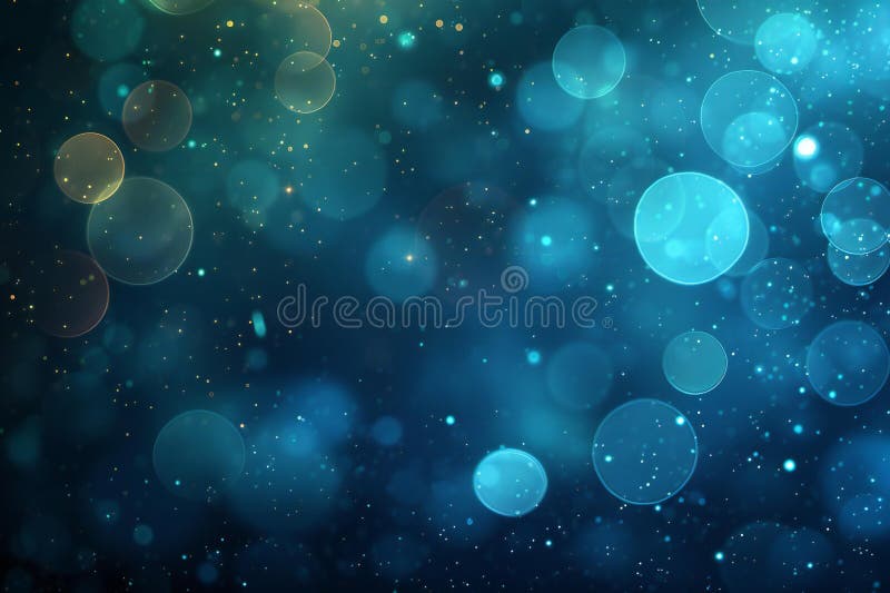Visual Showcasing Blurred Blue and Green Light Abstract Background with ...