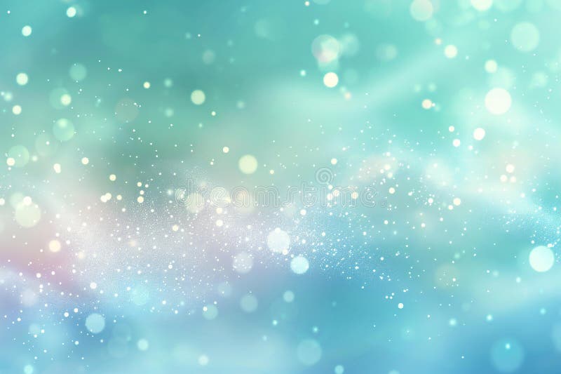 Visual Showing Abstract Blurred Background of Light Blue and Mint Green ...