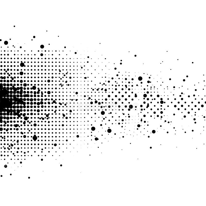 Visual Showing Simple Graphic of Black Dots on a White Background ...
