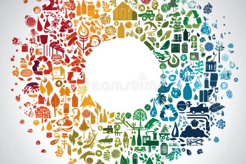 Exploring the Circle of Life Concept through Recycling Icons and the ...