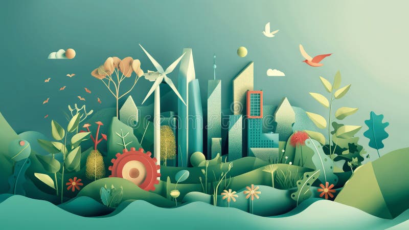 Sustainable Visions: Eco Campaign and App Art Design. Generative AI ...