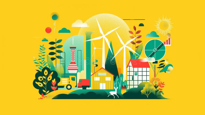 Sustainable Visions: Eco Campaign and App Art Design. Generative AI ...