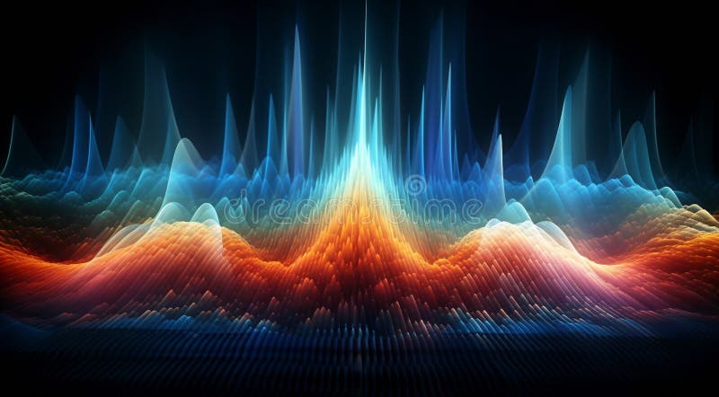 Hd Sound Wave Wallpaper, Visual Waves Background, Graphic Designed ...
