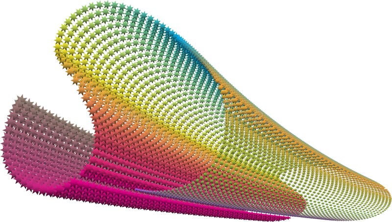 The Visual Structure Resembles a Wave Stock Vector - Illustration of ...