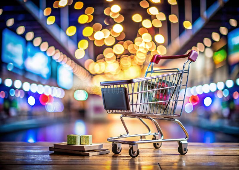A Visual Symphony of ECommerce Overflowing Shopping Cart Captures the ...