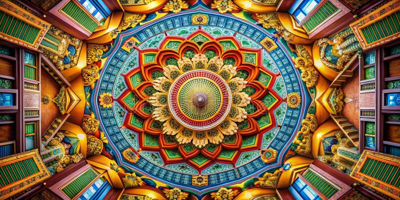 A Visual Symphony of Geometry Spinning Mandala Fractal Design Reveals ...