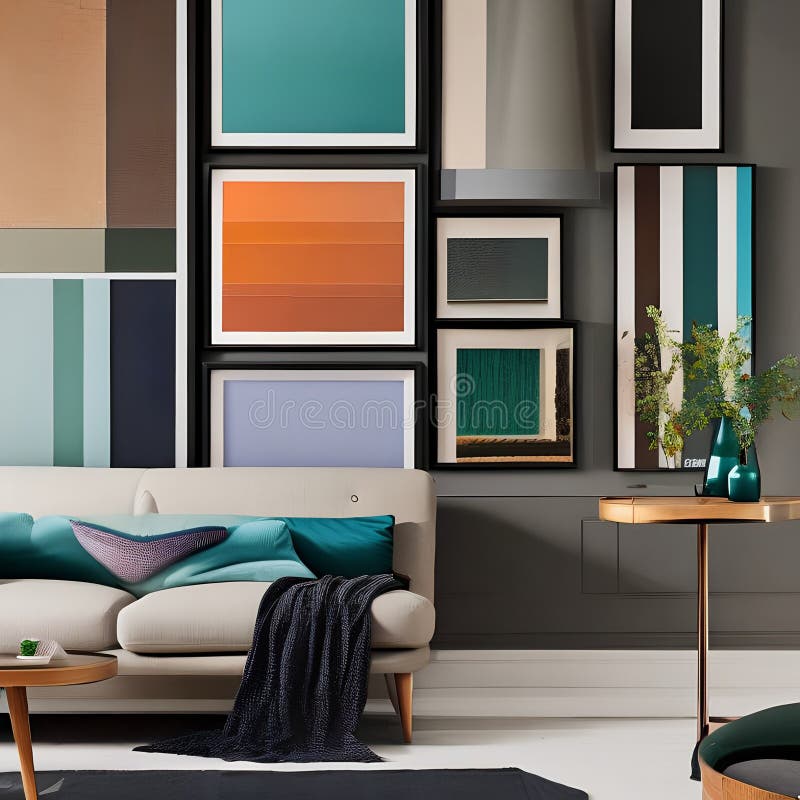 A Visual Symphony of Harmonious Colors, with Complementary Hues ...