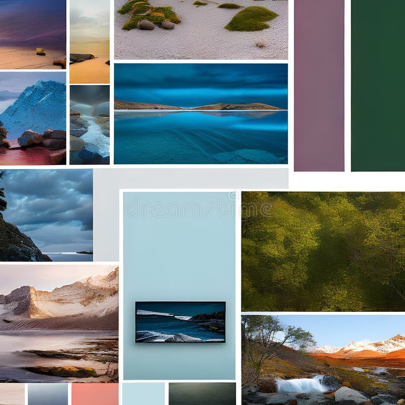 A Visual Symphony of Harmonious Colors, with Complementary Hues ...