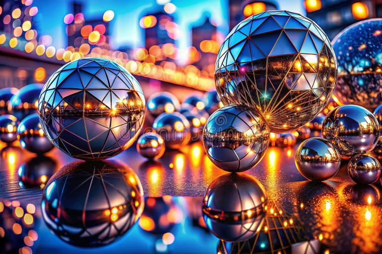 A Visual Symphony of Interconnected Spheres Exploring Abstract Modern ...