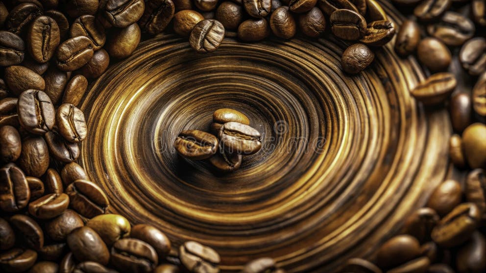 A Visual Symphony of Roasted Coffee Beans Capturing the Dynamic Essence ...