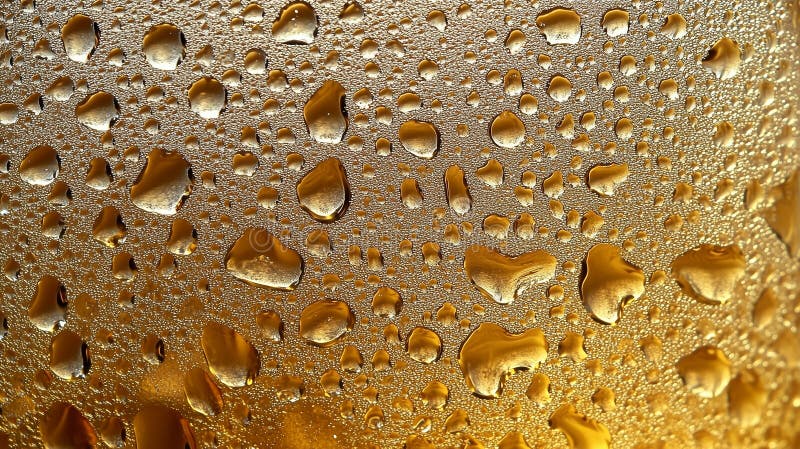 Visual Texture of Droplets on a Cold Beverage Glass in a Warm Setting ...
