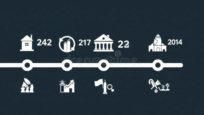 Visual Timeline Representing Growth and Development from 2014 To ...