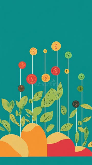 Visual Timeline Showing Compound Interest Growth for a 10-year ...
