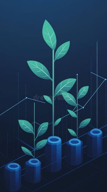 Visual Timeline Showing Compound Interest Growth for a 10-year ...