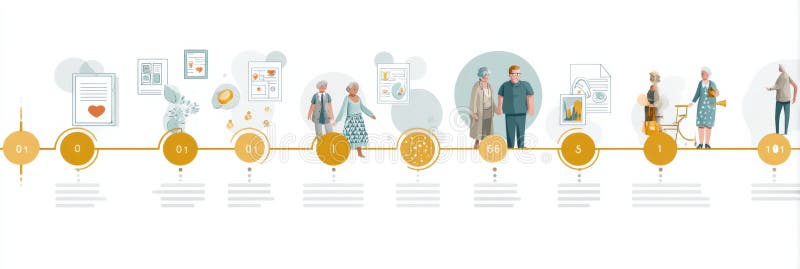 Visual Timeline of Treatment Options and Stages in Healthcare for ...